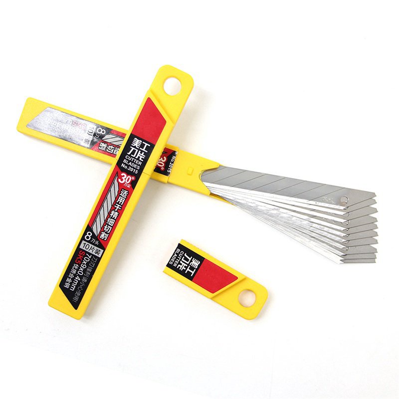 10 Units/Box Blade Art 30 Degrees Blade Trimmer Utility Knife General ...