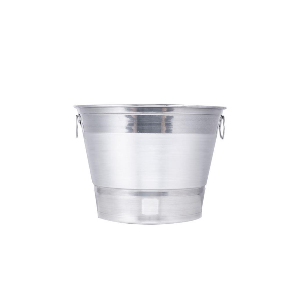 Balde de gelo e Bebida Em Aluminio Com Argola - Capacidade 6 Litros ...