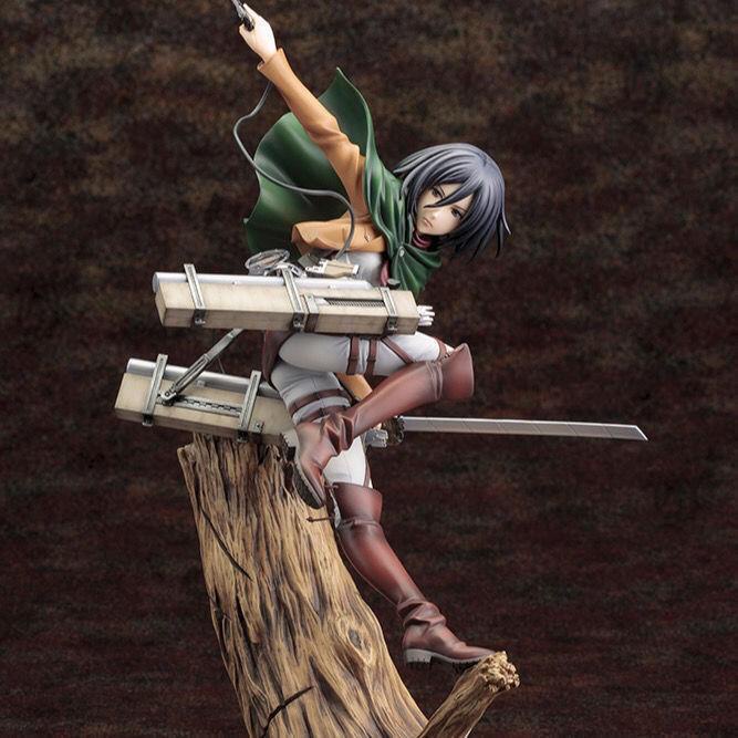Anime Ataque Ao Titan ARTFX J Mikasa Ackerman Brinquedo Modelo De ...