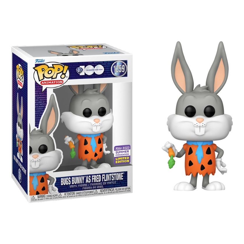Funko Pop! Bugs Bunny As Fred Flintstone 1259 Exclusivo | Shopee Brasil