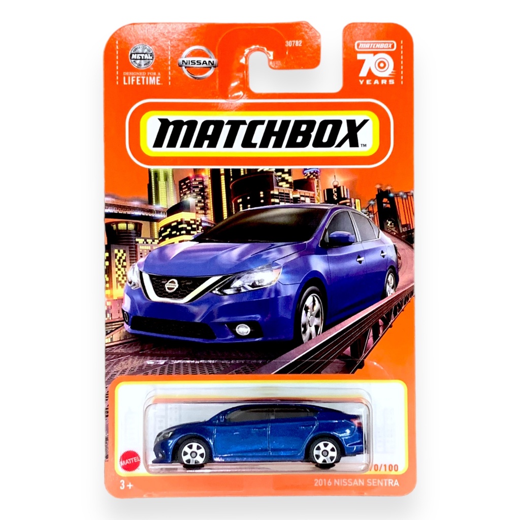 Miniatura Carro Matchbox - 2016 Nissan Sentra | Shopee Brasil