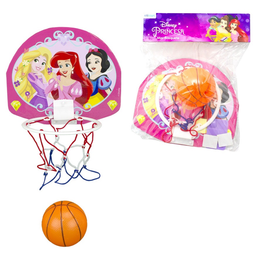 Brinquedo Infantil Princesas Disney Tabela Basquete Com Bola | Shopee ...
