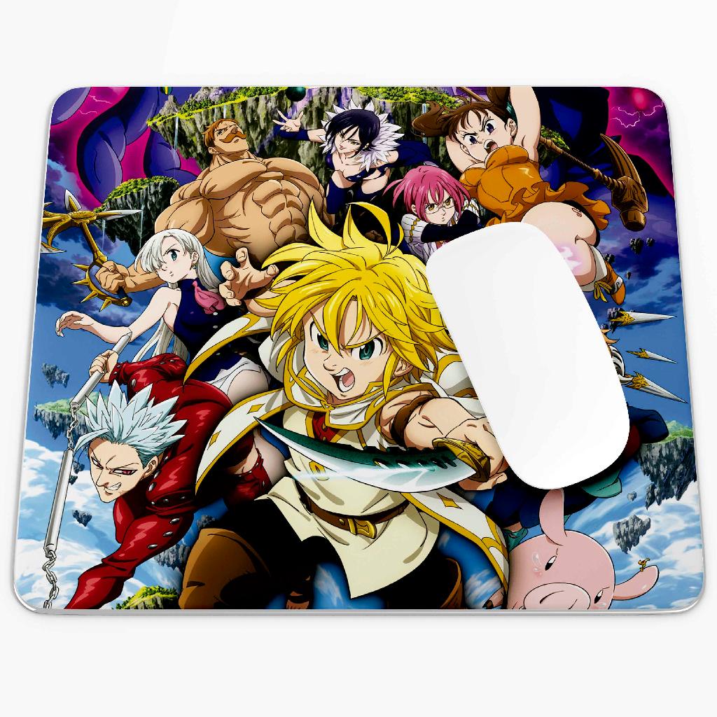 Mouse Pad Nanatsu No Taizai Meliodas Ban Diane Escanor King | Shopee Brasil