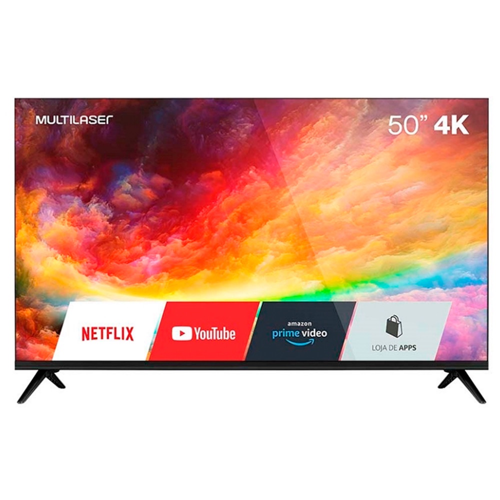 Smart Tv 50 Polegadas 4K TL032M DLED Multilaser | Shopee Brasil