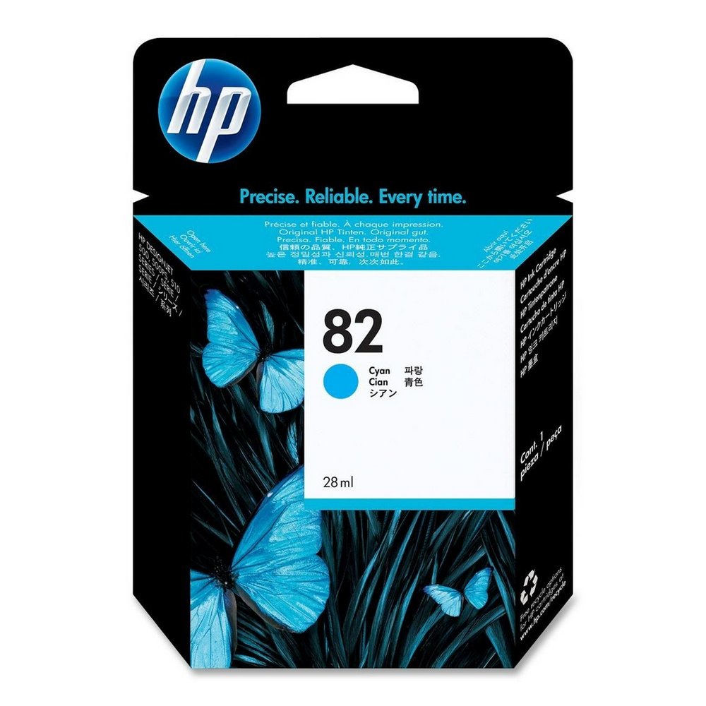 Cartucho HP 82 Ch566a azul | Shopee Brasil