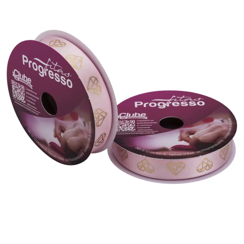 Fita de Cetim Linha Love Coração Lapidado - Cor 397 - 15mm - 10 metros ...