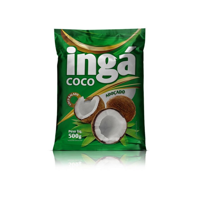 Coco Ralado Adocado 500g Inga | Shopee Brasil