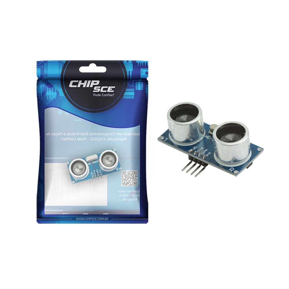 Módulo Sensor De Distância Ultrassônico Hc-sr04 Robótica Pic | Shopee ...