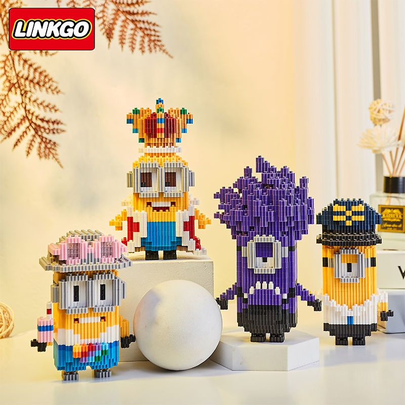Compatível com Lego Série Lego Pequenas Partículas Montagem Minions ...