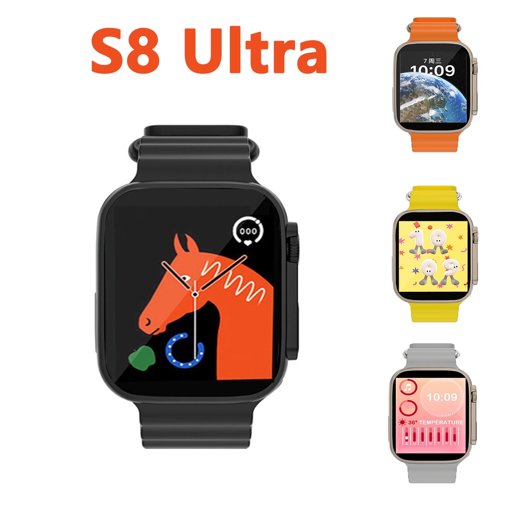 Novo Relógio Smartwatch S8 Ultra Homens Mulheres Bluetooth Chamada ...