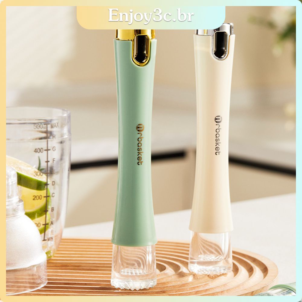 Shek Cup Mashing Stick Ice Bar Suco Bar Mashing Martelo de Gelo Leite ...