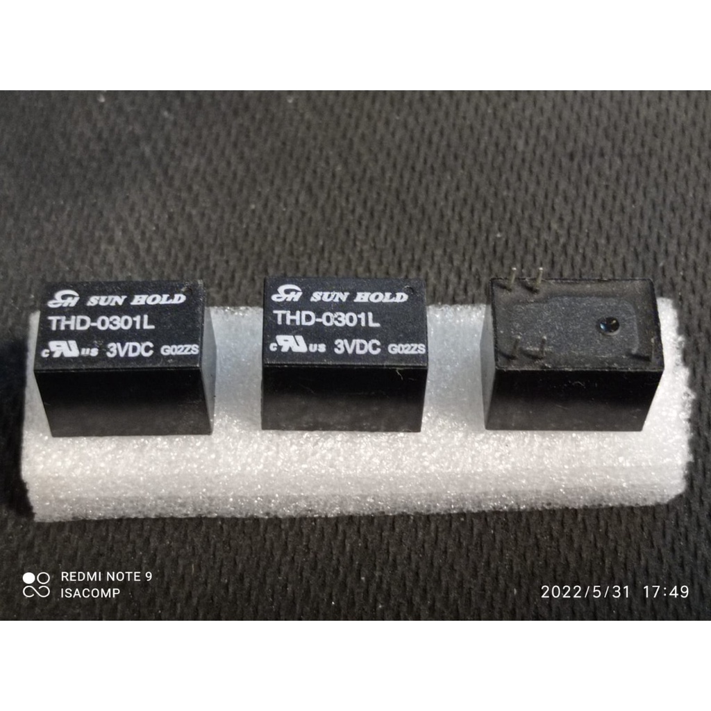 2x Rele Thd-0301l = Thd0301l 3v 5 Terminais Sunhold | Shopee Brasil