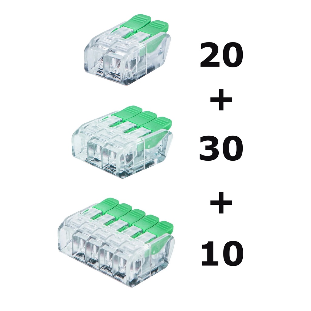 Conector Compacto Emenda Modelo 4mm 32A - Kit 203010 | Shopee Brasil