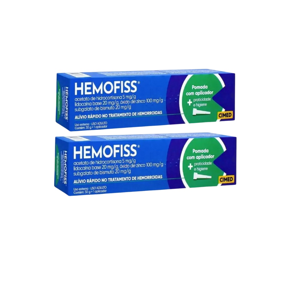 Kit 2 Cx Hemofiss Pomada Para Hemorroidas 30g – Cimed | Shopee Brasil