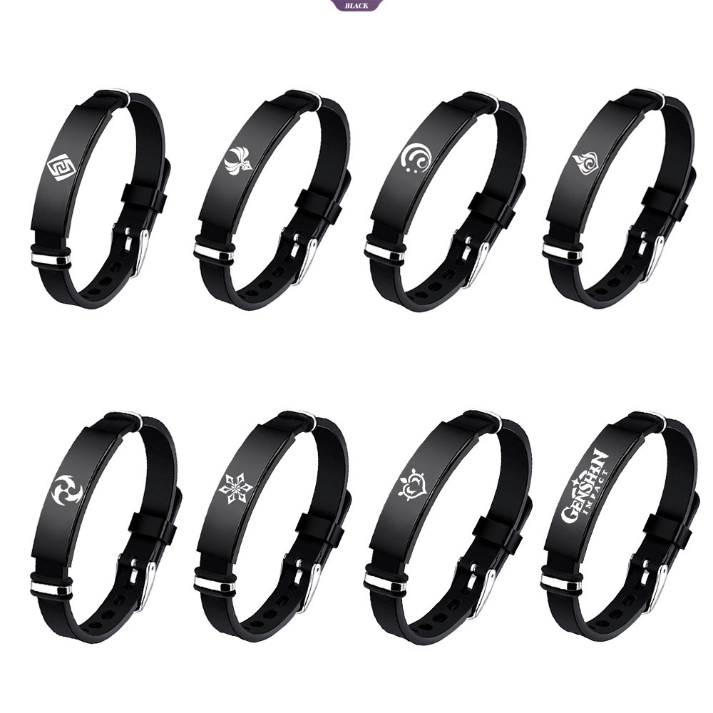 Genshin Impact Vision 7 Elementos Pulseira Deus Dos Olhos Pyro Cryo ...
