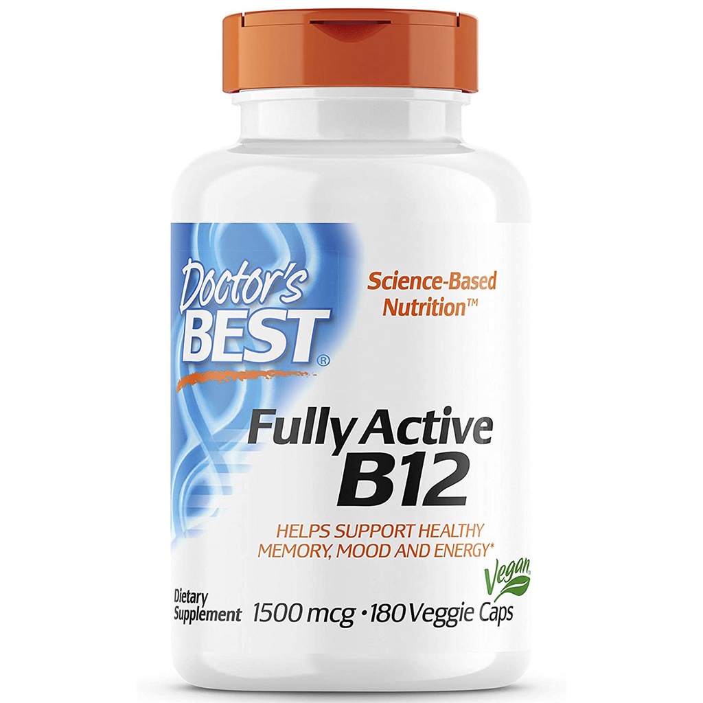 Vitamina B12 Metilcobalamina 1500mcg 180 Caps V Doctors Best | Shopee ...