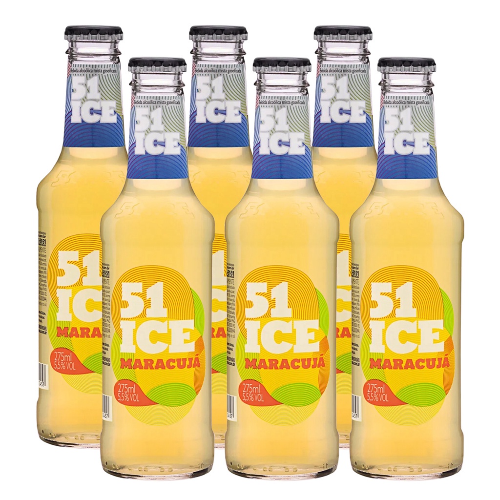 KIT 06 ICE 51 MARACUJA 275ML | Shopee Brasil