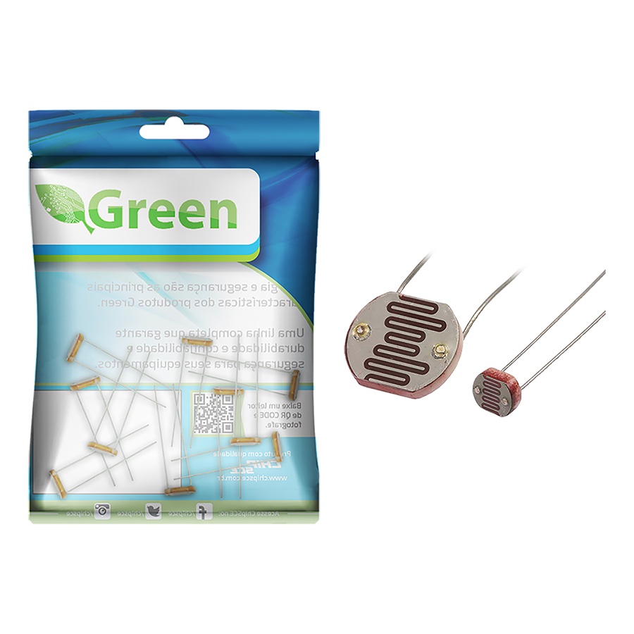 10x Ldr 5mm Fotoresistor Sensor De Luz Automação Robótica Shopee Brasil