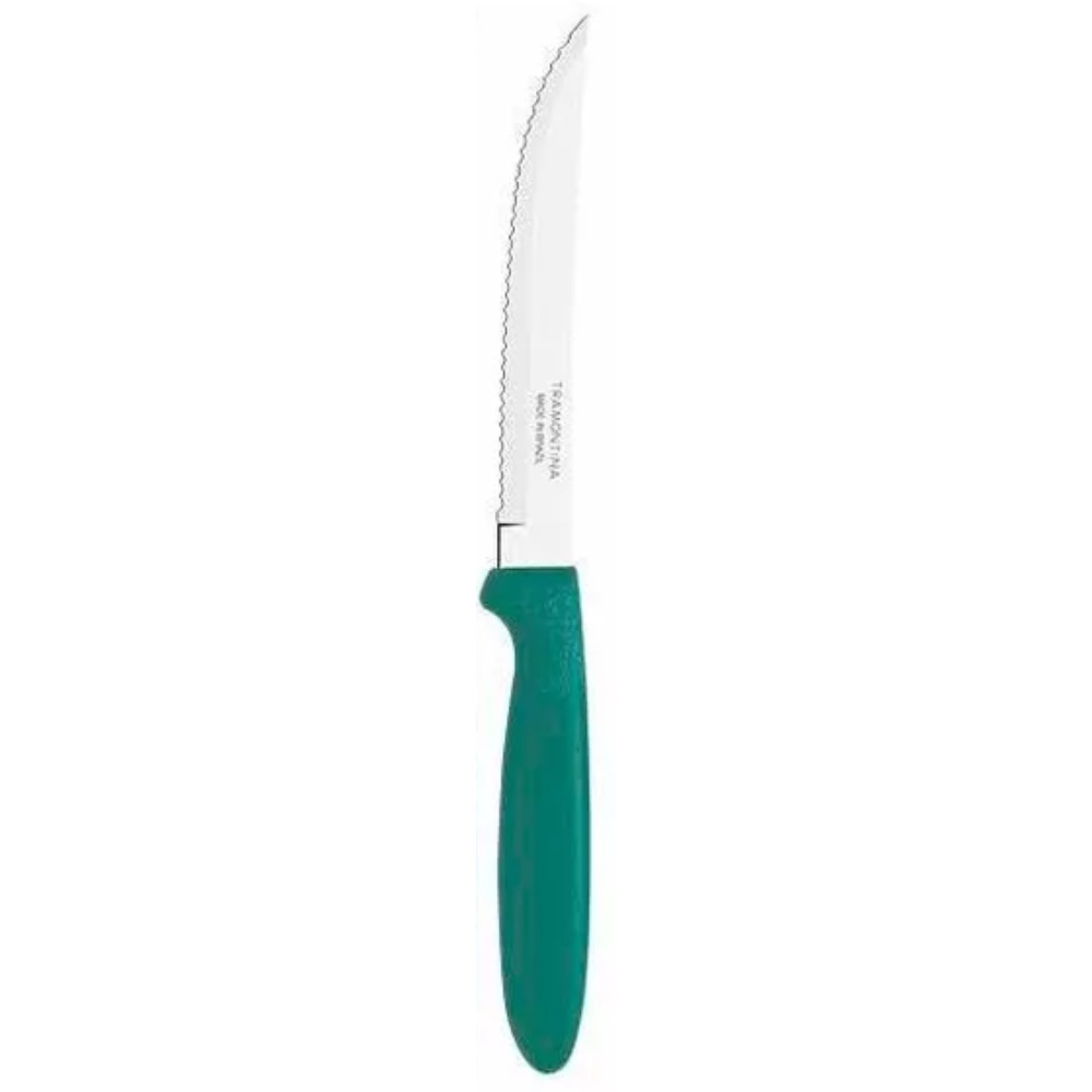 Conjunto 4 Facas De Serra Churrasco Tramontina Em Aço Inox | Shopee Brasil