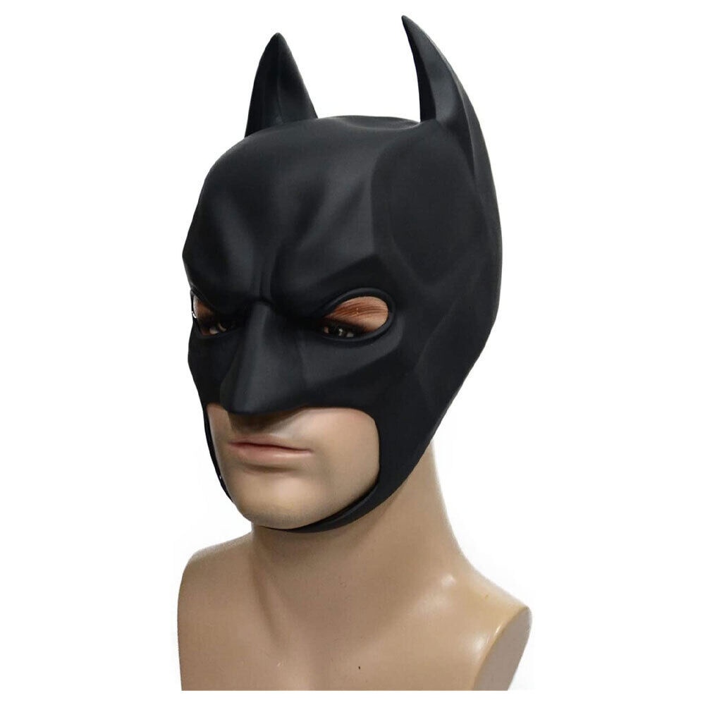 Batman Full Mask With Cowl The Dark Knight Rises Latex Helmet Adult ...