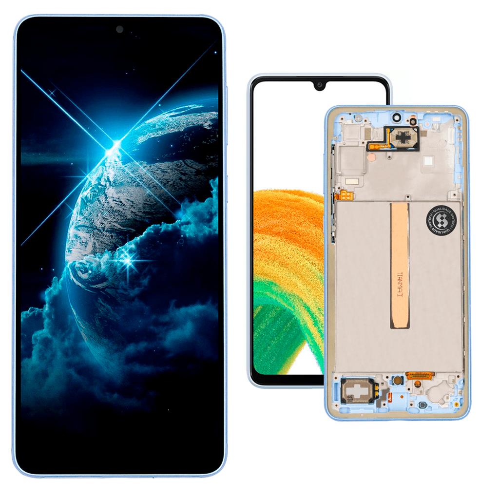 Tela Galaxy A33 5G 2022 C/ Aro Nacional Compativel Samsung | Shopee Brasil