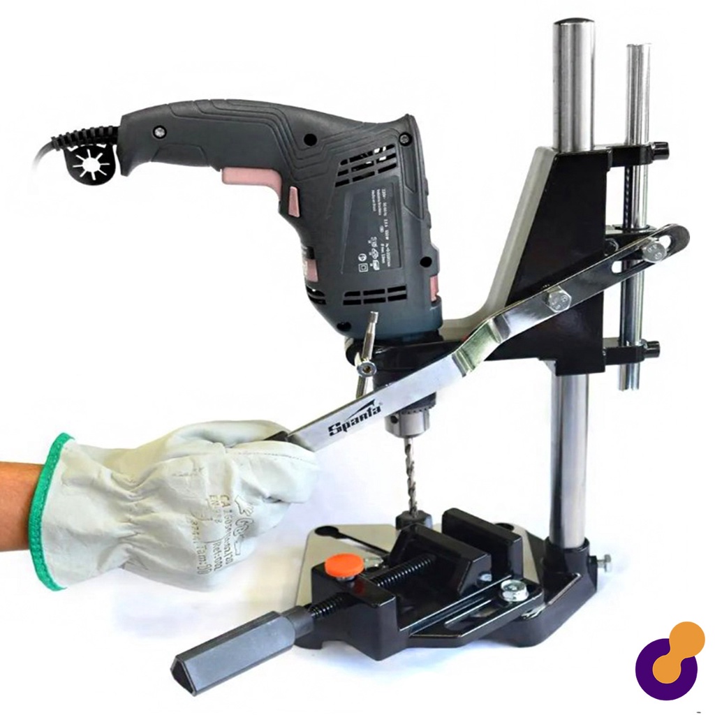 Suporte Para Furadeira 1/2 e 3/8 Com Morsa Ajustável - Sparta | Shopee ...
