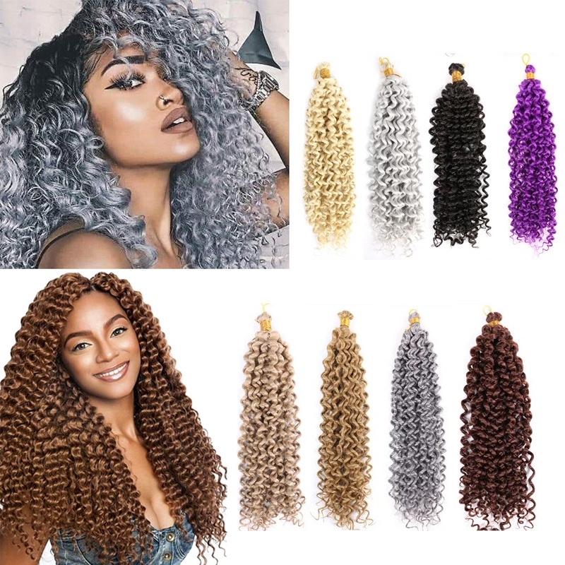 Obtenha As Extensões De Cabelo Afro Curl Crochet Para Mulheres Negras ...
