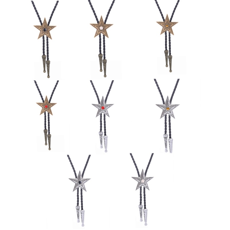 Yao Bolo Estrela Gravata Nativos American Western Vintage | Shopee Brasil