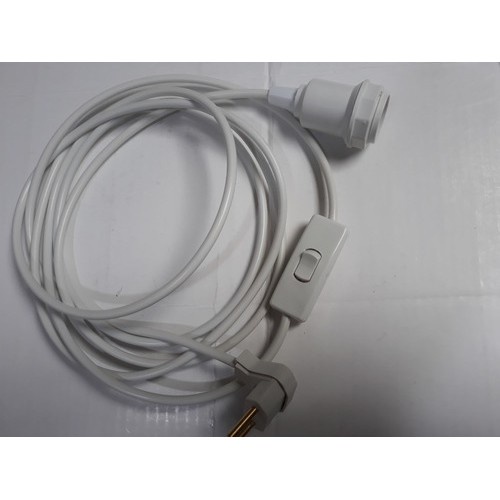 Pendente 3m + Plug Macho + Interruptor Soquete Coluna Bivolt | Shopee ...