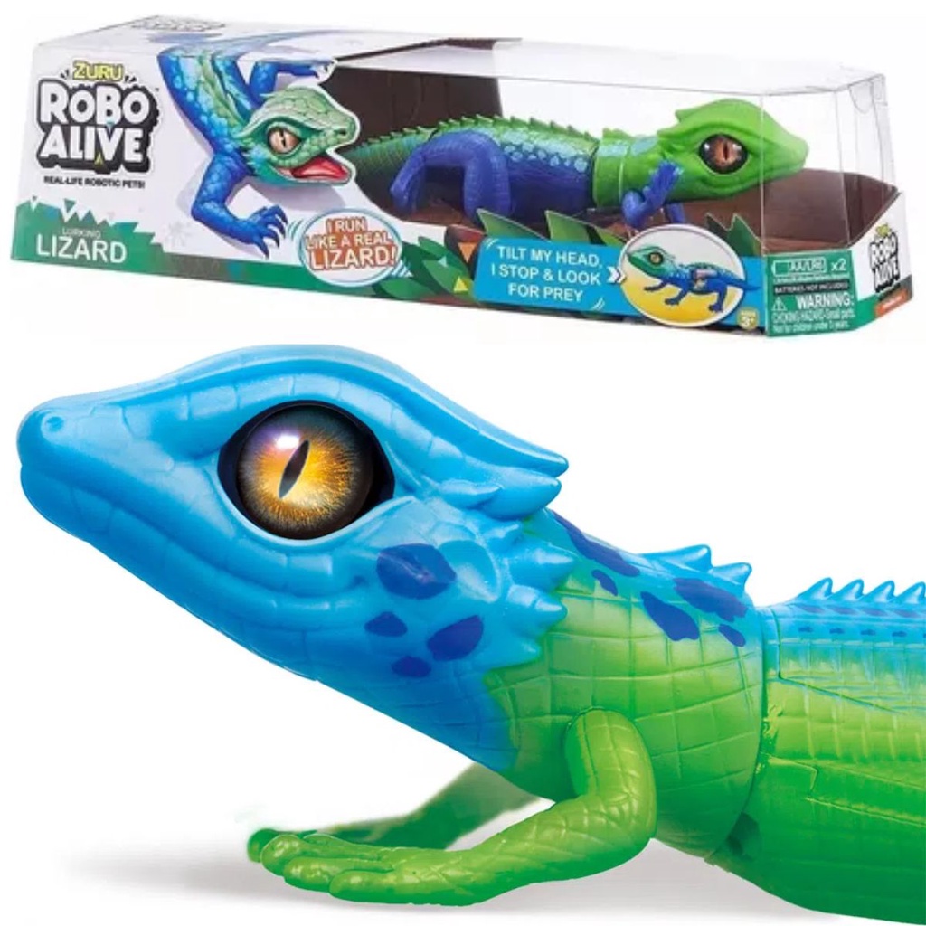 Zuro Robô Alive Lagarto Ligeiro Brinquedo Eletrônico Candide | Shopee ...