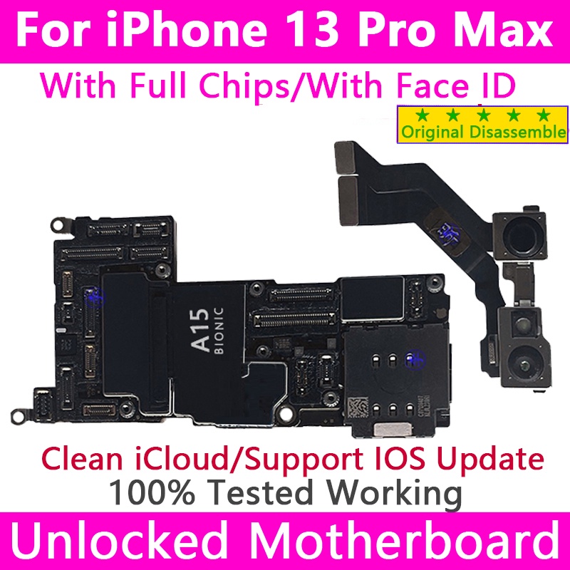 Origina desbloqueada para iPhone 13 Pro max placa mãe IOS Chips ...