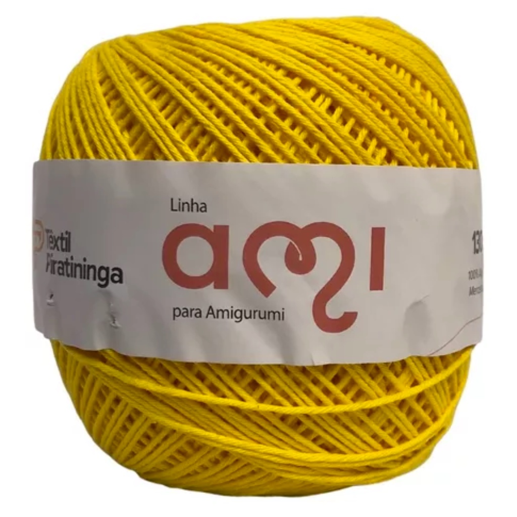 Linha Ami - Amigurumi Textil Piratininga 250M - Am. Canario | Shopee Brasil