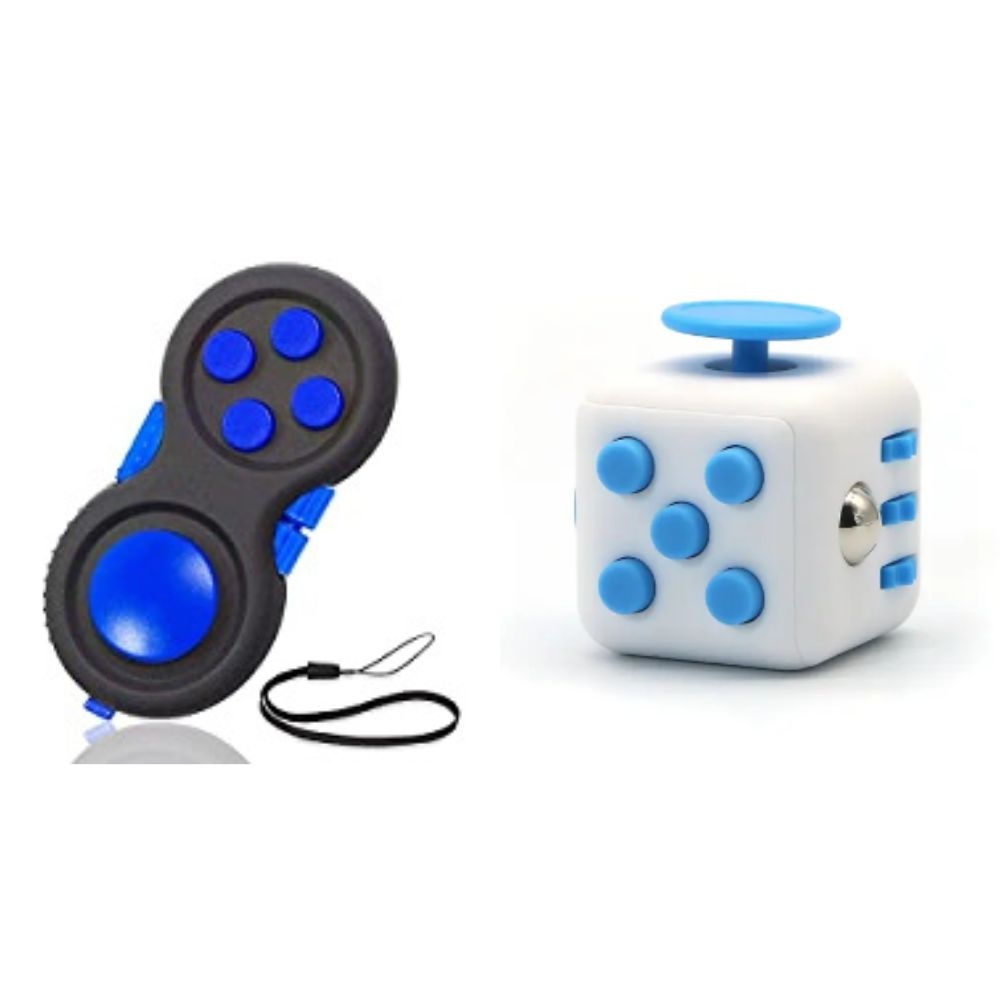 Kit Fidget Cube Dado + Controle Padtoy Brinquedo Anti-stress | Shopee ...