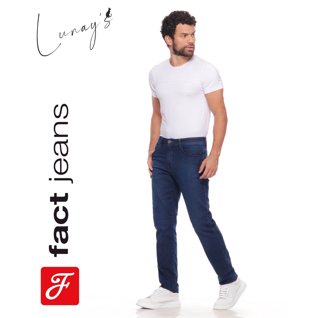 Calça Jeans Masculina Fact Jeans L856 | Shopee Brasil