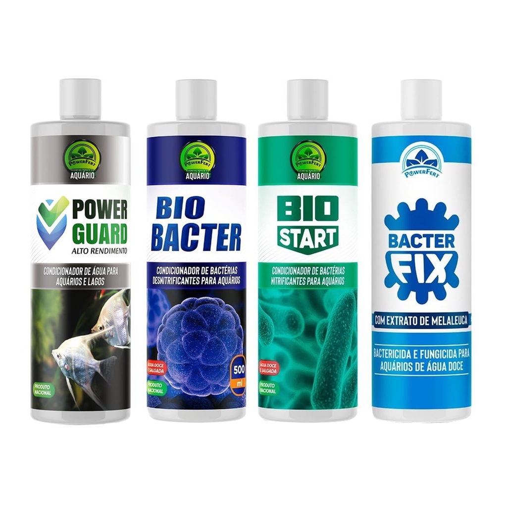 Kit Biologia e Bactericida PowerFert 250ml para Aquários | Shopee Brasil