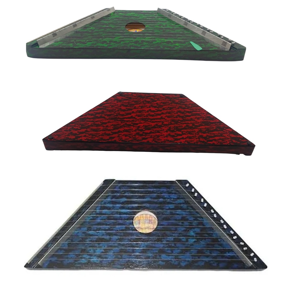 Mini Harpa De Madeira Musical Cítara Palheta 10 Partituras | Shopee Brasil