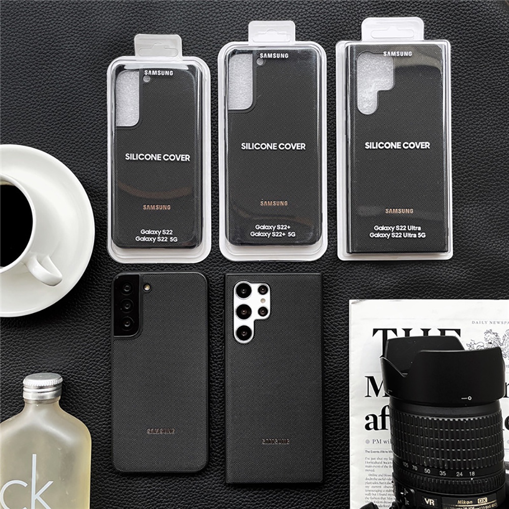 Samsung Galaxy S22 S21 S20 Ultra Plus S20 S21 FE Nota 10 + S10 + Caixa De Luxo Texturizada De ...