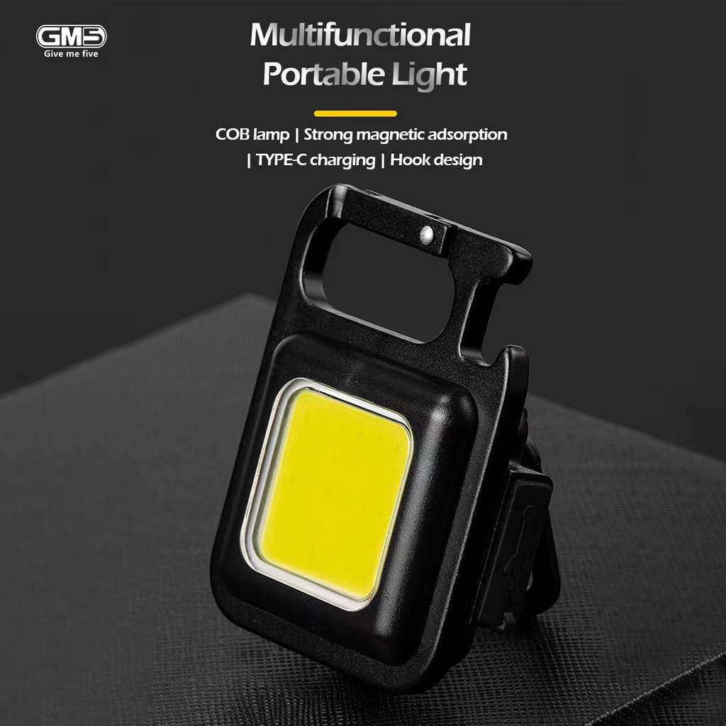 Portable LED Keychain Lights, COB Lanterna, Outdoor Work Light, Forte ...