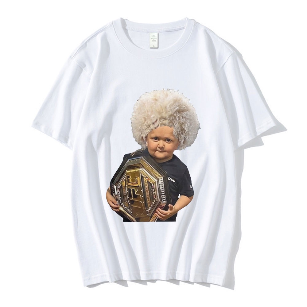 Camiseta Impressa Mini Khabib Meme T Da Rússia Hasbulla Magomedov ...