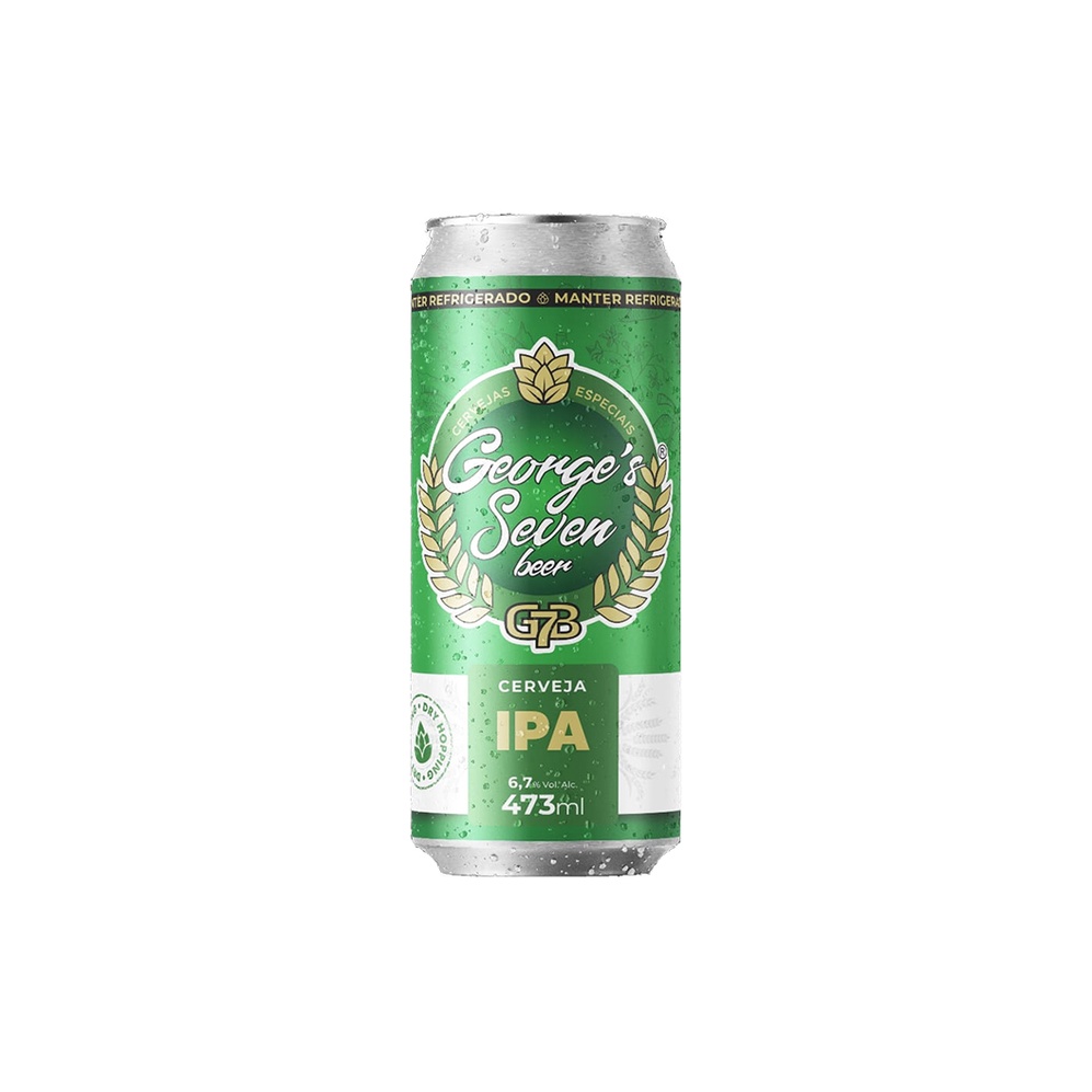 Cerveja George Seven Beer - IPA - Lata 473ml | Shopee Brasil