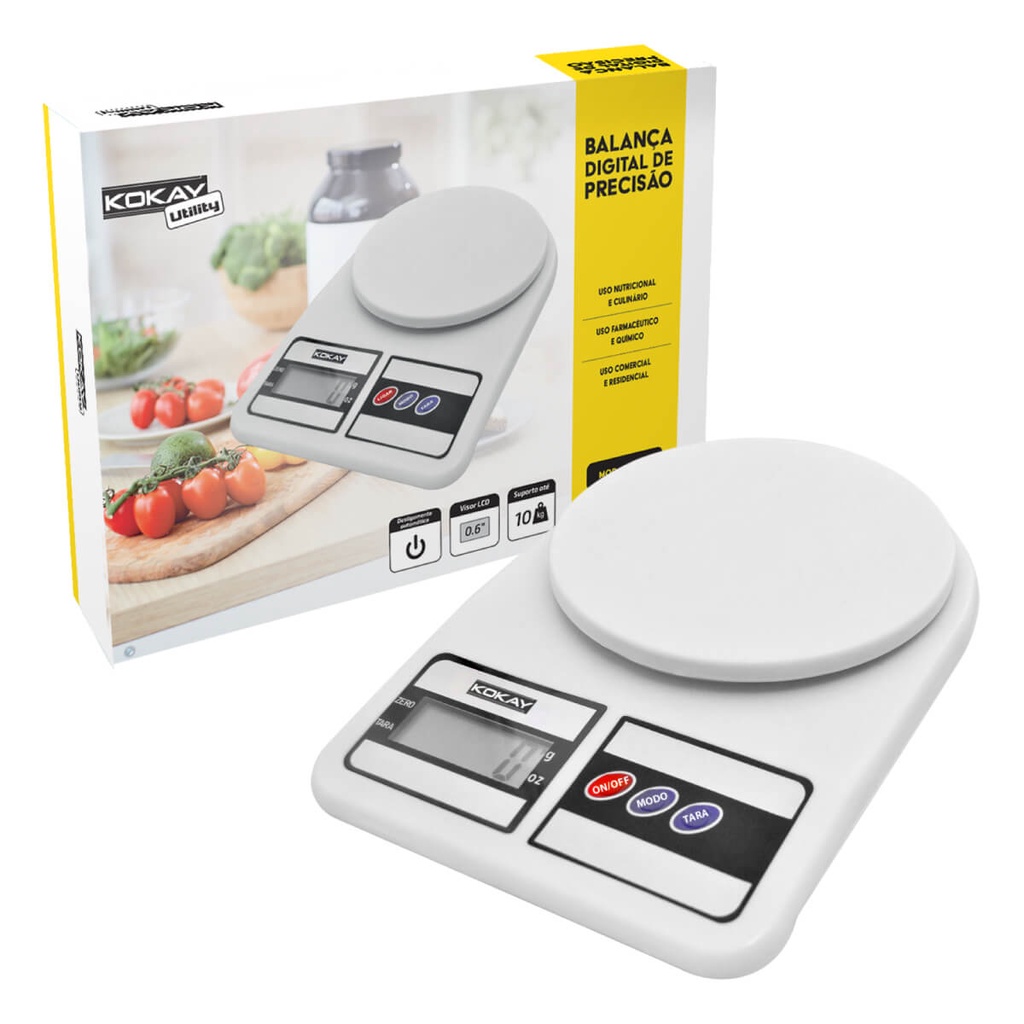 Balança Para Pesar Comida Frutas Digital 1g A 10kg Portátil | Shopee Brasil