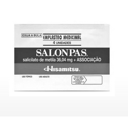 Emplastro Salonpas Pequeno 4 unidades | Shopee Brasil