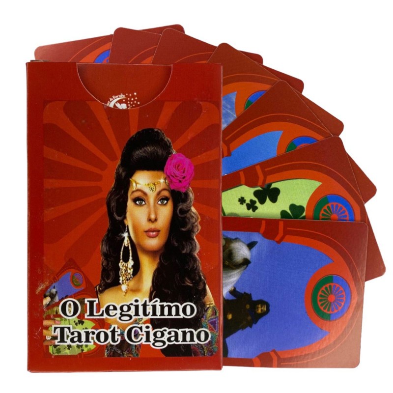 Baralho O Legitímo Tarot Cigano Vermelho Deck 36 Cartas Shopee Brasil