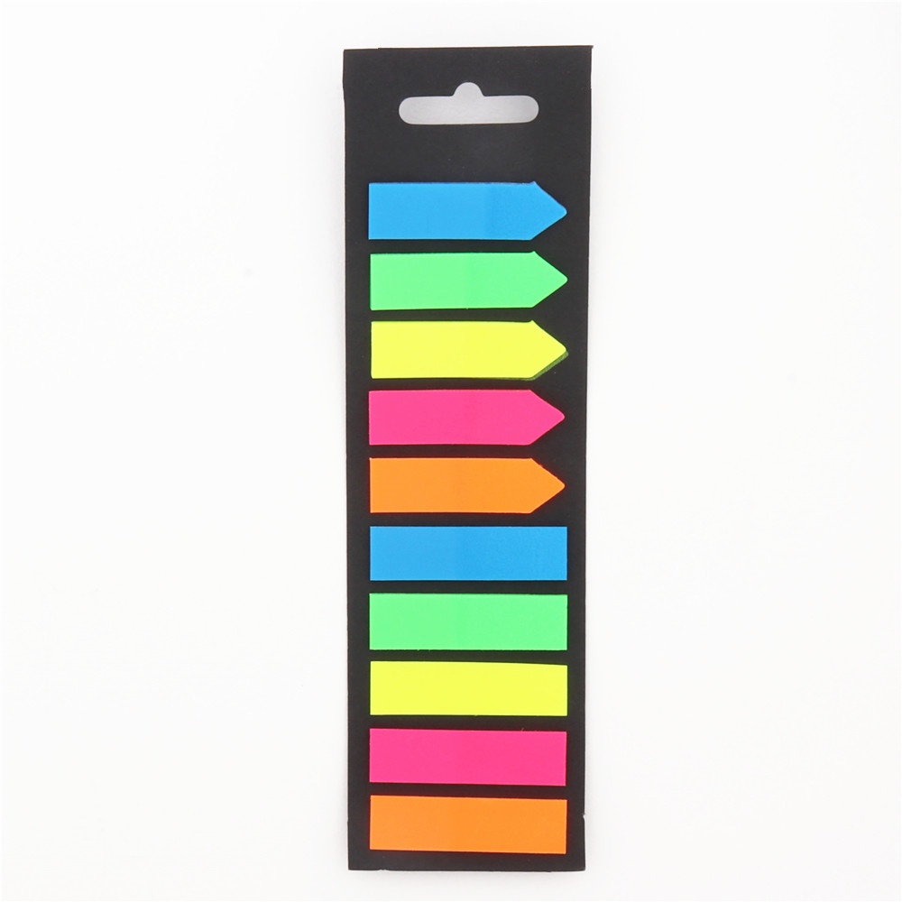 Fluorescência Autocolante Memo Pad Adesivo Notas Adesivas Marcador De ...