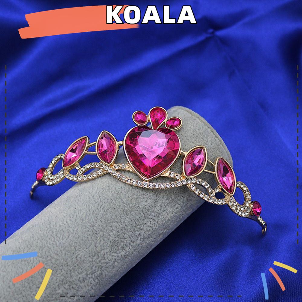 KOALL Crystal Aniversário Hair Hoop , Alloy Headwear Princess Cute Red ...