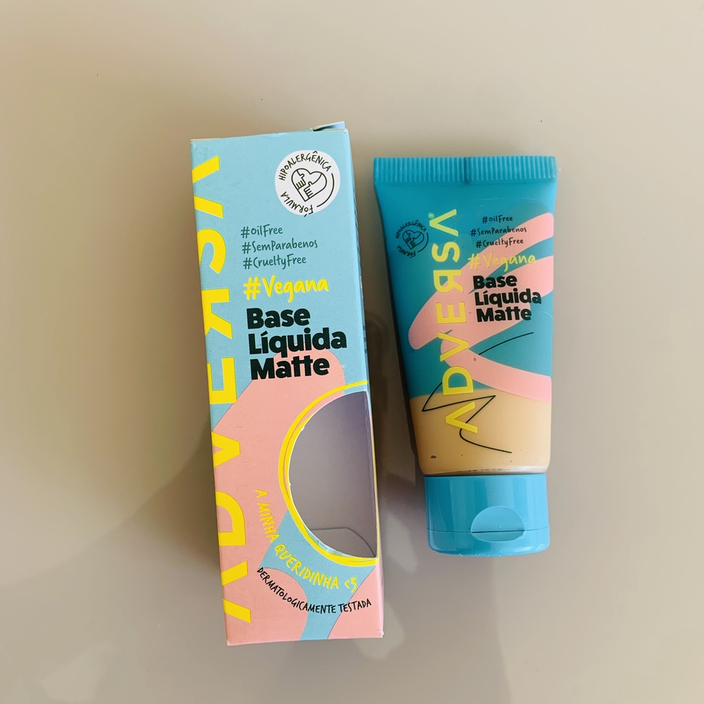 Base Líquida Matte Vegana Cor 250 Adversa 30g | Shopee Brasil