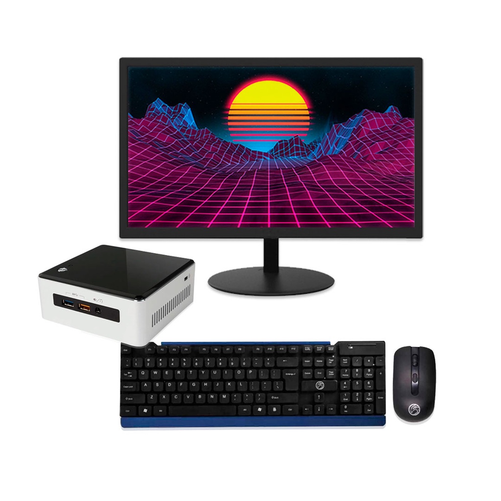 Computador Completo PC Mini Nuc I3 8gb SSD 240 Monitor | Shopee Brasil