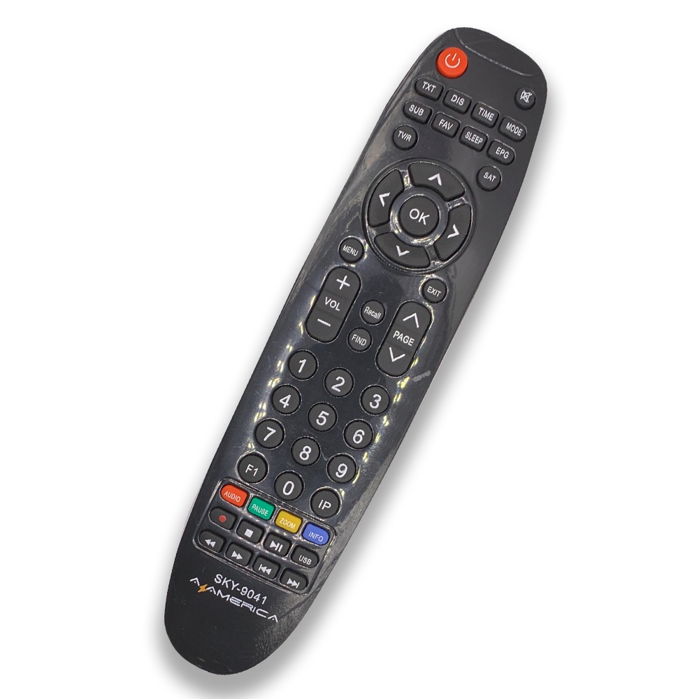 CONTROLE DE RECEPTOR AZAMERICA 9041 | Shopee Brasil