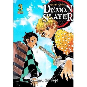 Demon Slayer - Kimetsu No Yaiba Vol. 3 ( Mangá Lacrado ) | Shopee Brasil