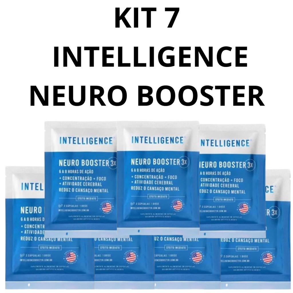 Intelligence Booster Suplemento Para Concentração Foco Produtividade ...